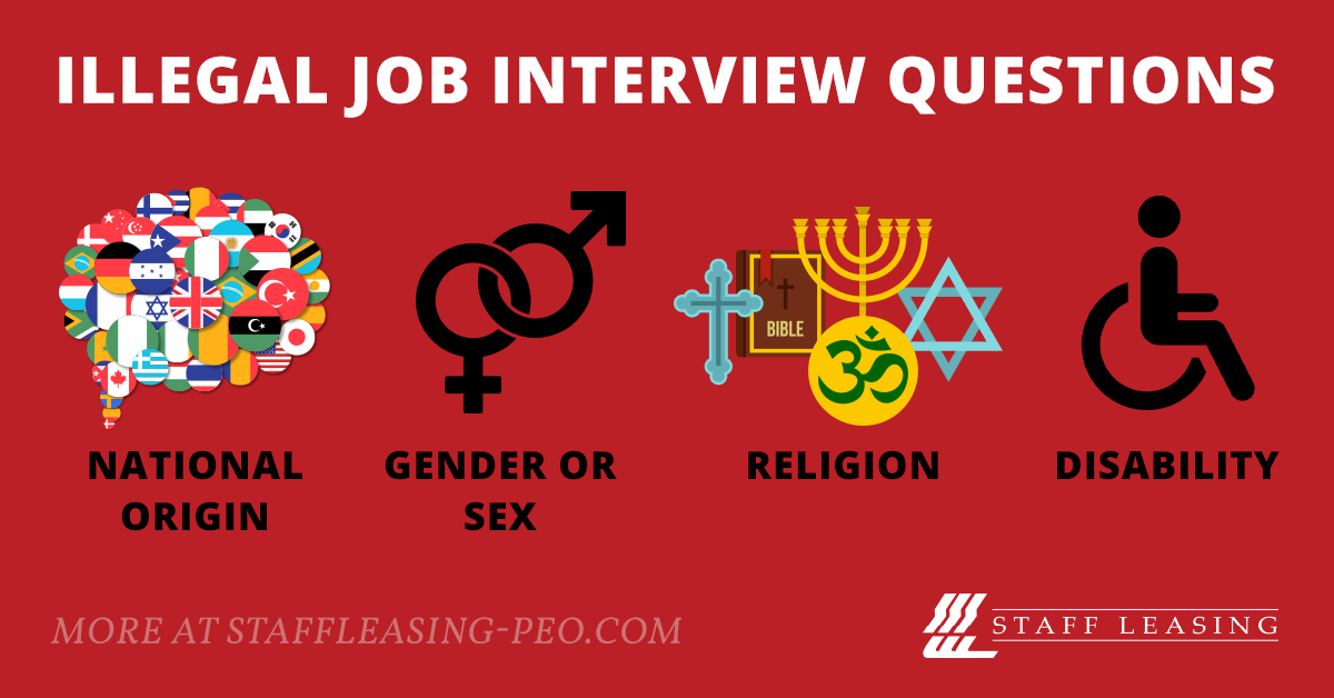 Legal and Illegal Interview Questions in New York - Staff Leasing